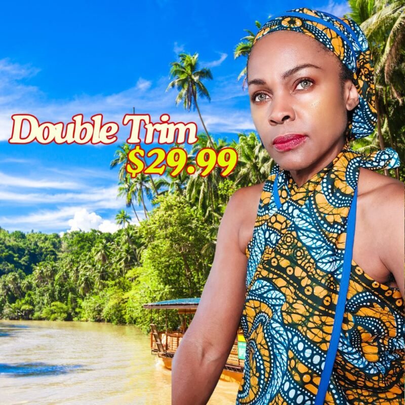Lady Body Wrapper Double Trim Set - Nubiathestore